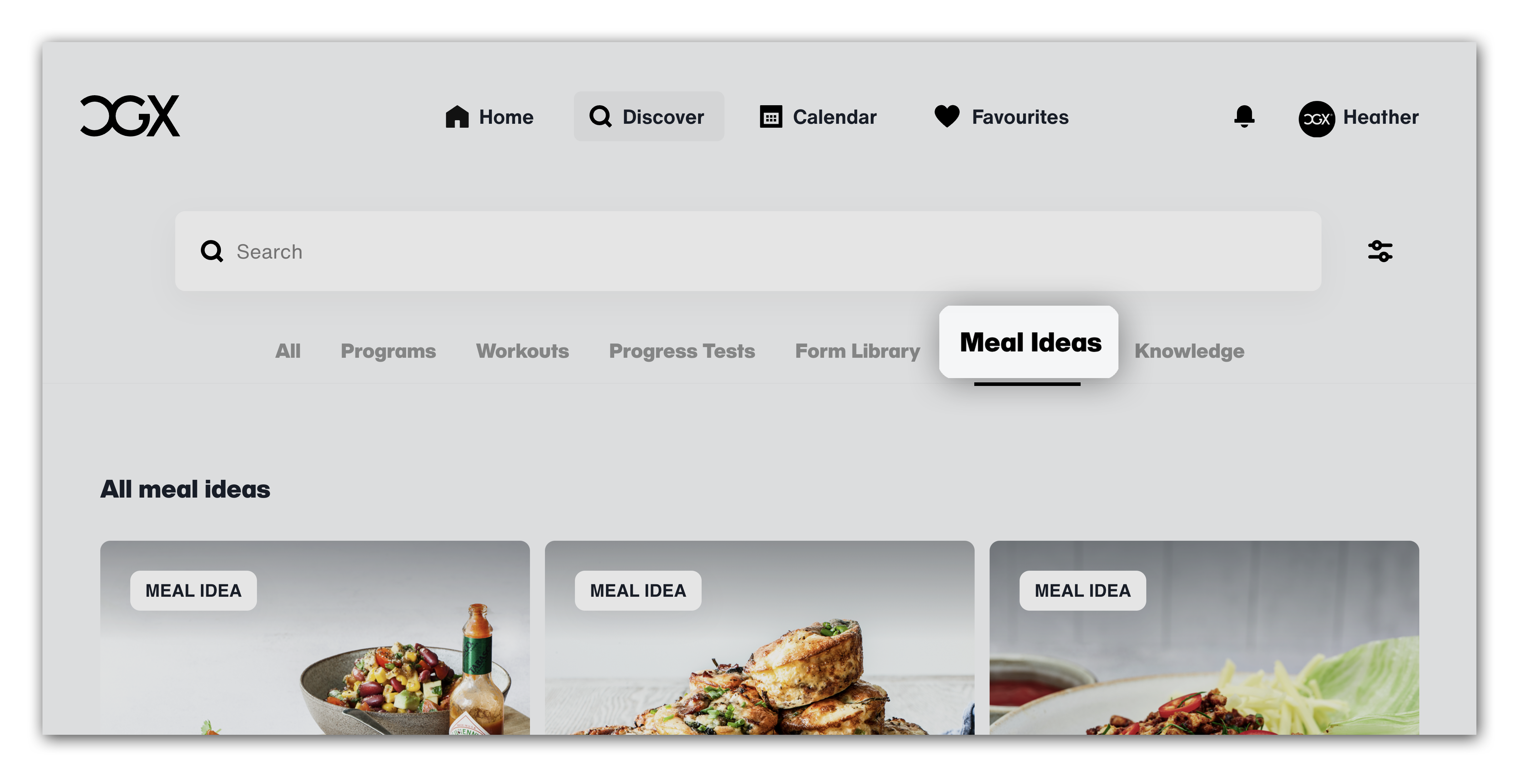 Getting started with the Discover area – CGX